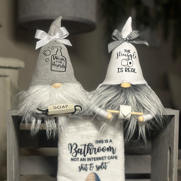 Bathroom Gnome - Etsy