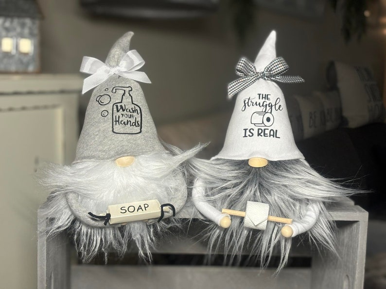 Bathroom Gnomes, Toilet Paper, Wash Your Hands, Struggle is Real ...