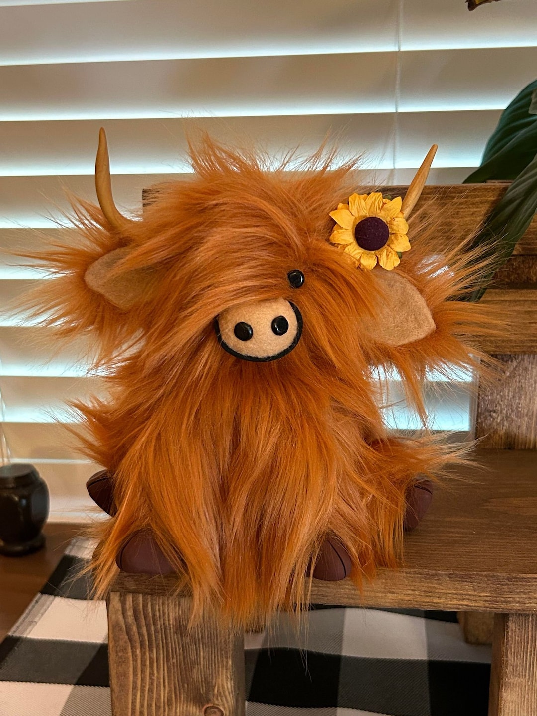 Highland Cow Gnome, Buttercup, Gnome Cow, Farmhouse, Tier Tray, Gift ...