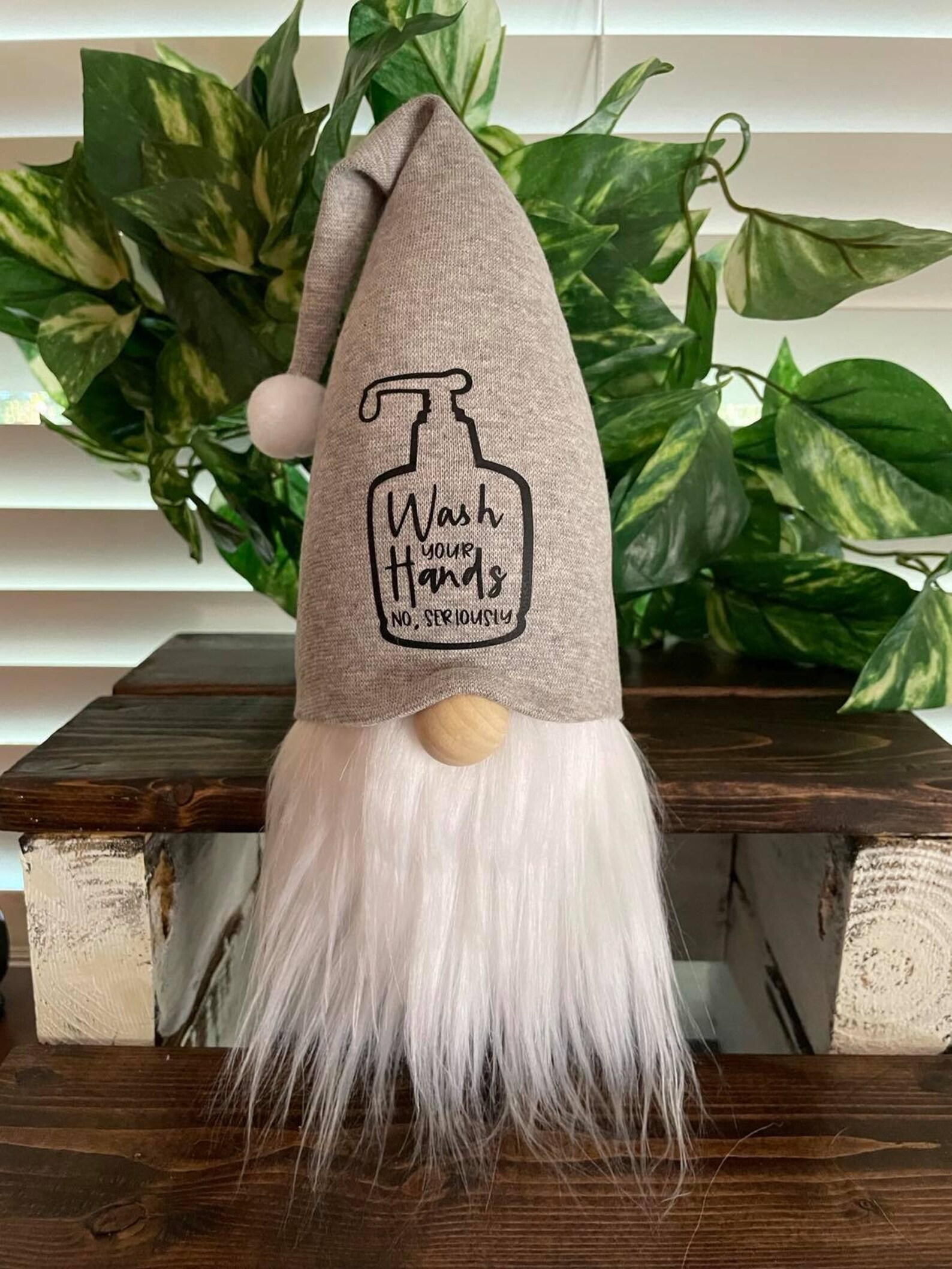 Bathroom Gnomes, Toilet Paper, Wash Your Hands, Struggle is Real, Buffalo Plaid, Farmhouse, Tier ...