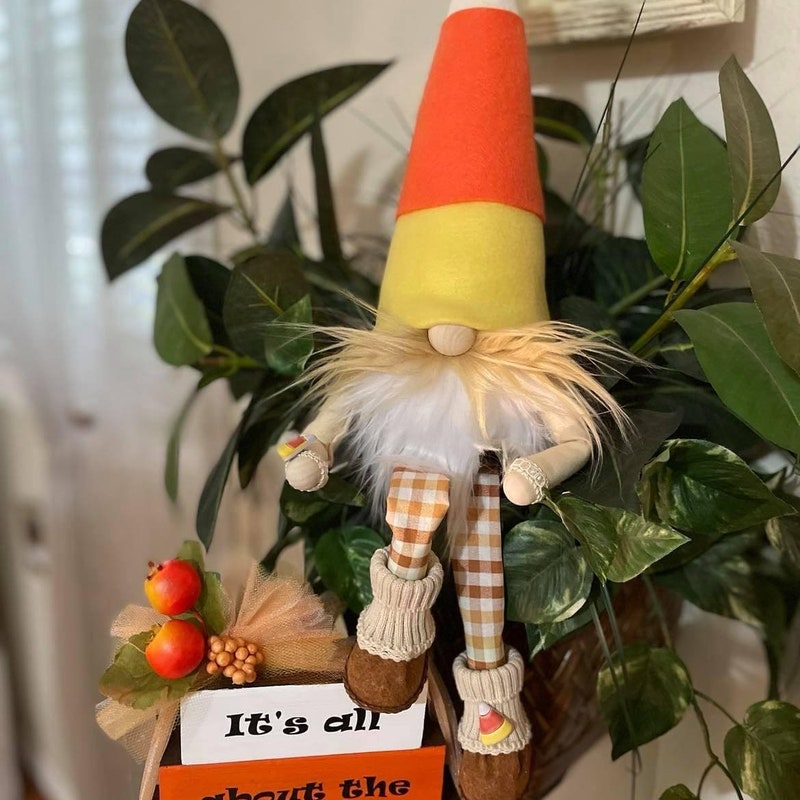 Candy Corn Gnome - Etsy