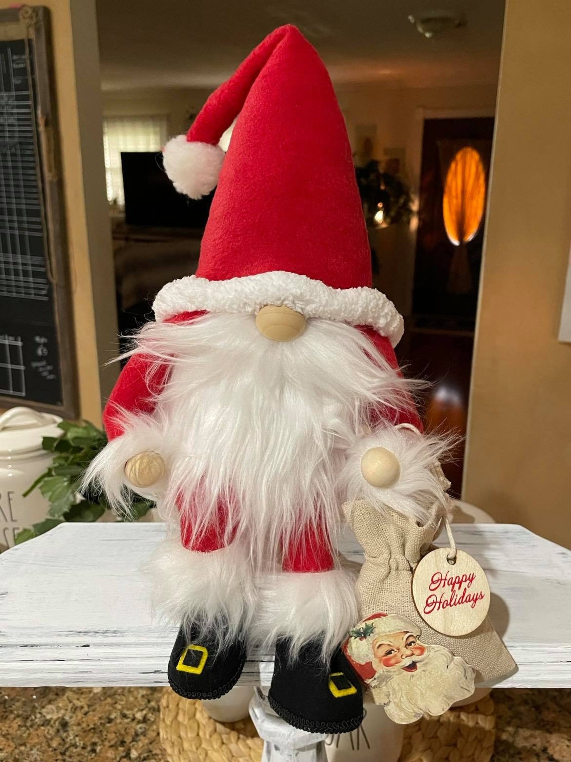 Santa Claus Mrs. Claus Christmas Gnome Holiday Gift - Etsy