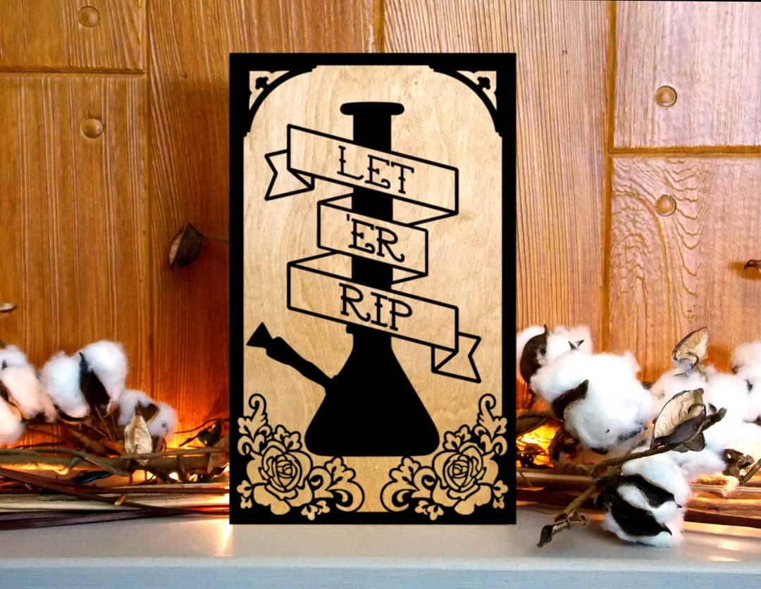 Let 'er Rip Painted Wooden Sign - Etsy