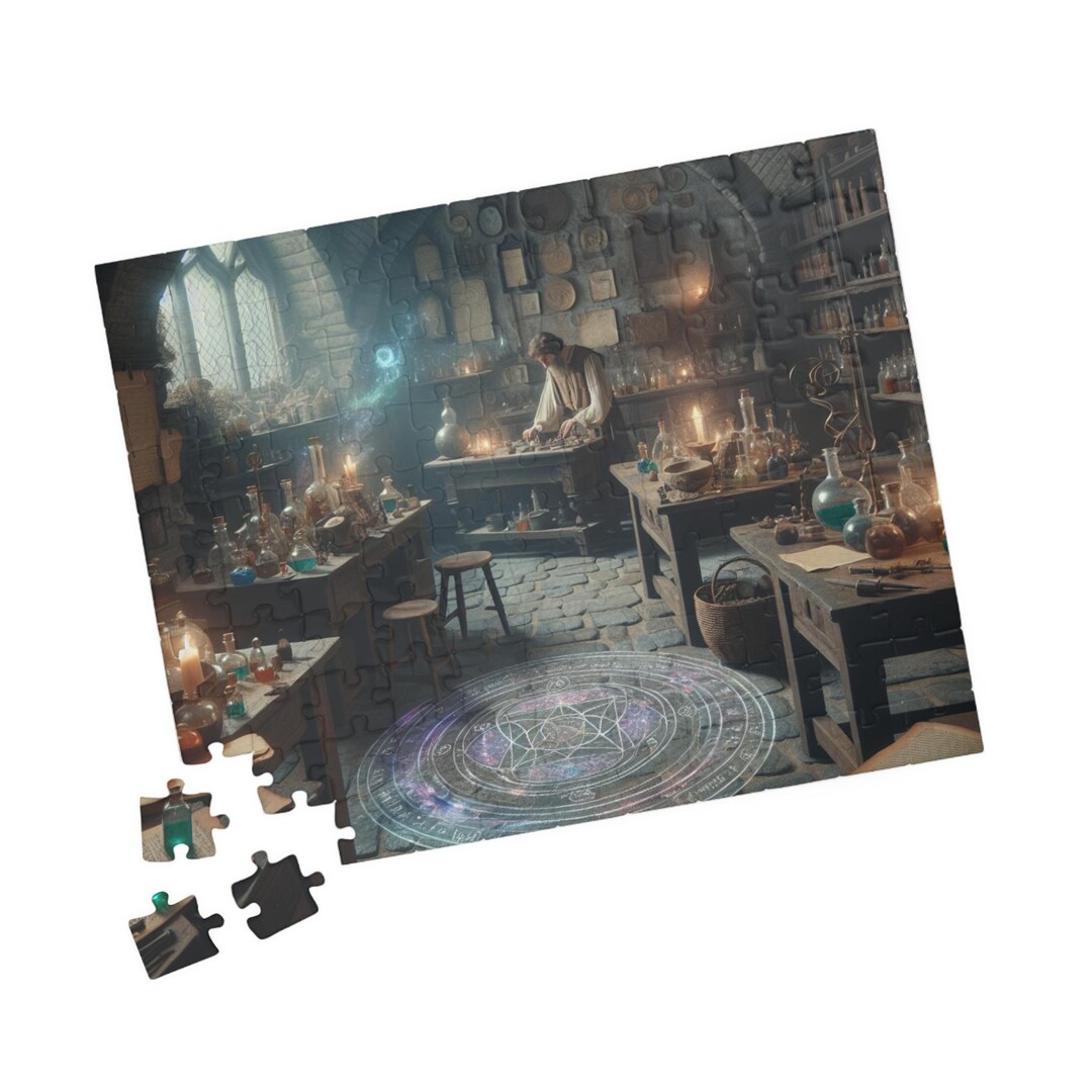 The Alchemists Enigma Puzzle (110, 252, 520, 1014-piece), Fantasy ...