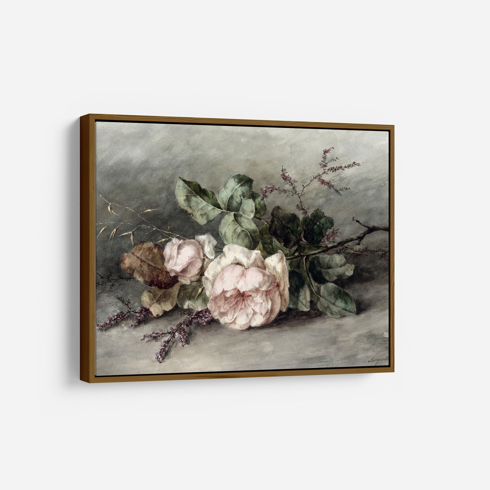 Floral Vintage Still Life Wall Art Bedroom Flowers Wall - Etsy
