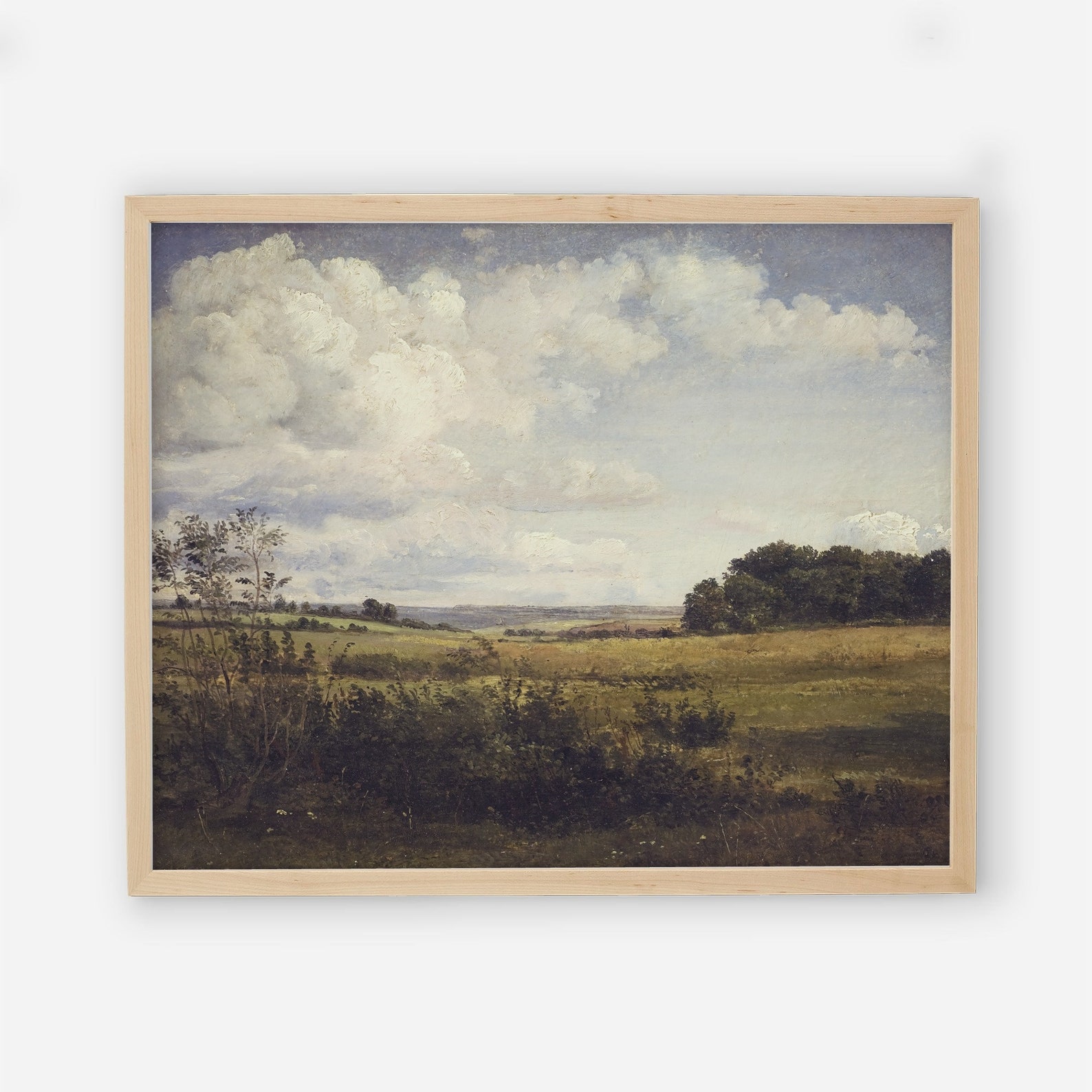 Vintage Landscape Wall Art Danish Summer Landscape | Etsy