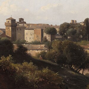View of Ancient Rome - Vintage City Landscape Painting - Old Painting ...