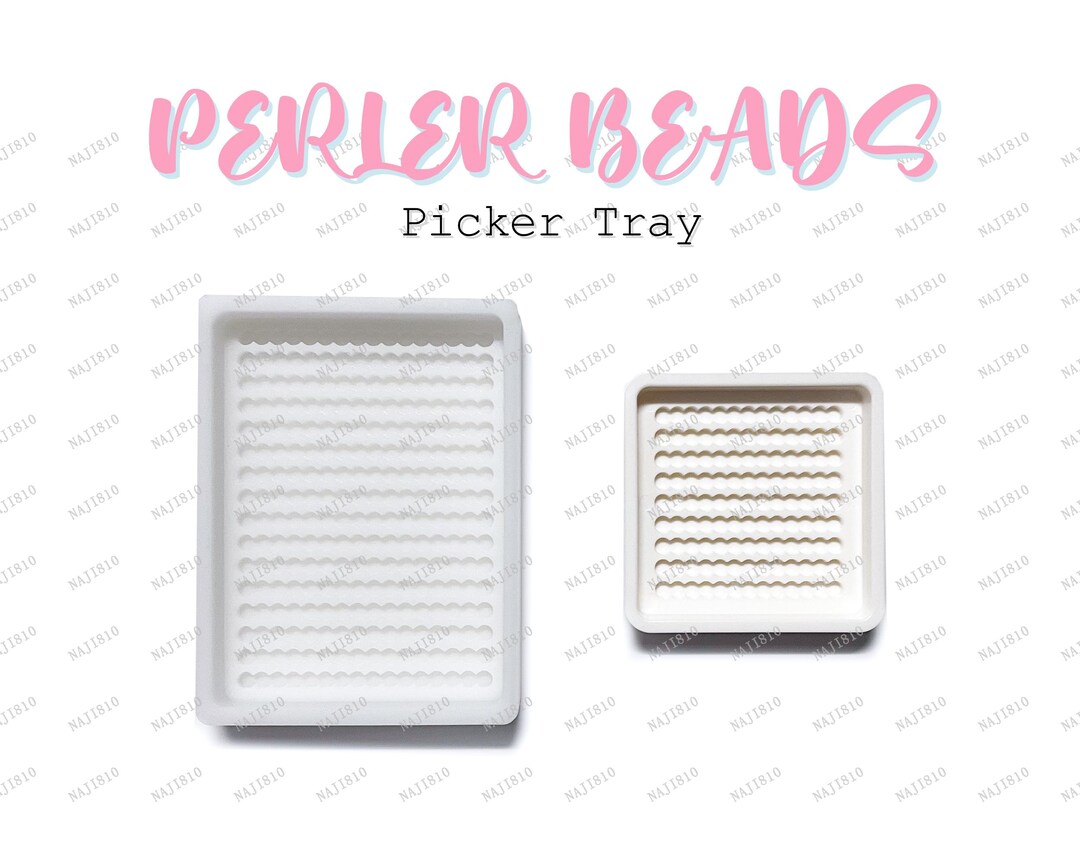 Tool - Perler Beads Picker Tray for 2.6mm Mini Beads- 2 Size - 4 Colors ...