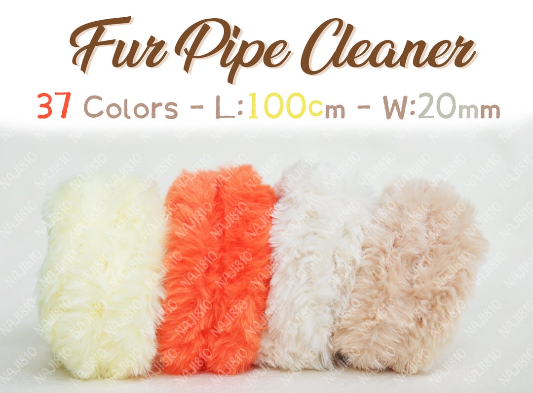 100cm-37 Colors-fur Pipe Cleaner/high Quality/animals Craft/chenille ...