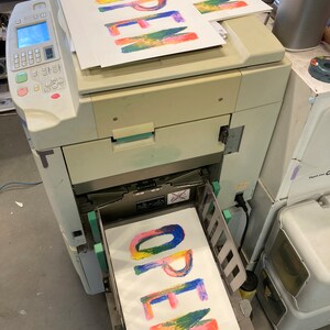 A 30 X 40 Cm Riso Print of an Open Sign - Etsy