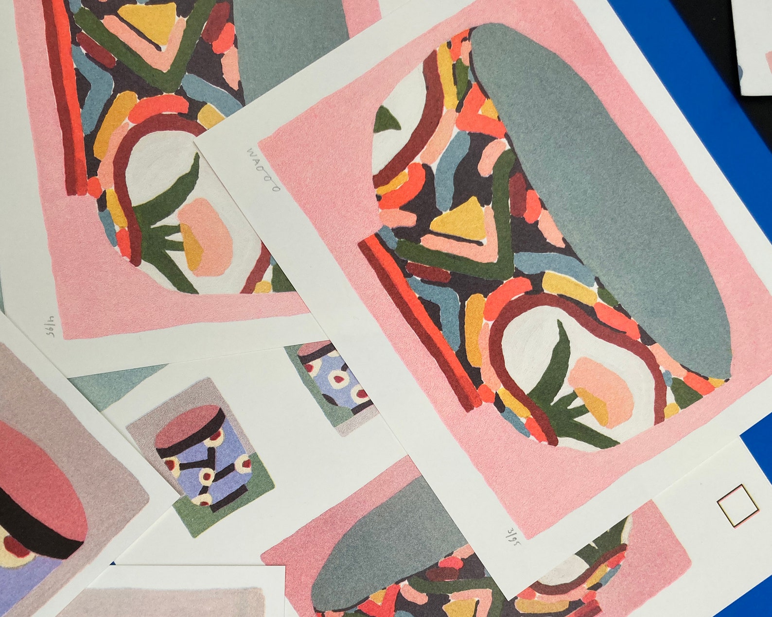 A Painted Bowl Risograph Print - Etsy