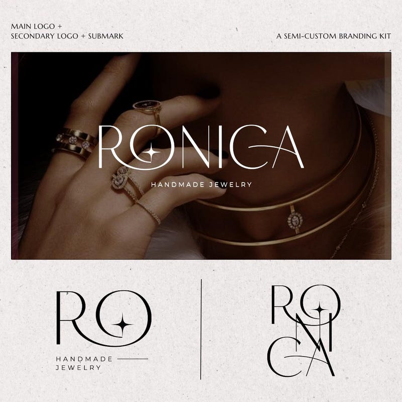 Jewelry Logo Design - Etsy