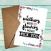 If Mother's Were Flowers, I Would Pick You - Mother's Day Card ...