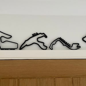 Formula 1 Track Outline Model - Etsy