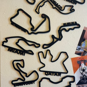 Formula 1 Track Outline Model - Etsy