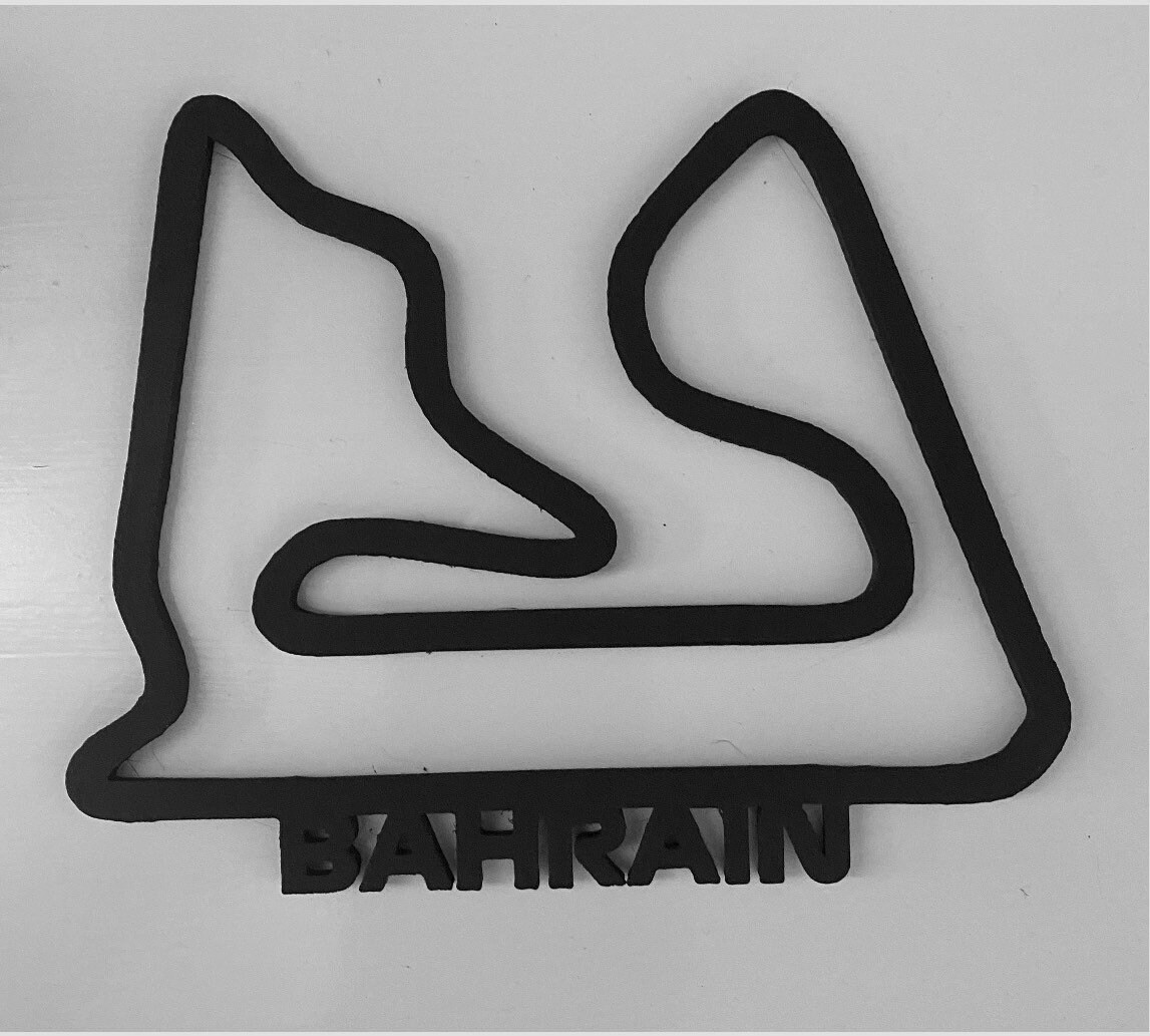Formula 1 Track Outline Model - Etsy
