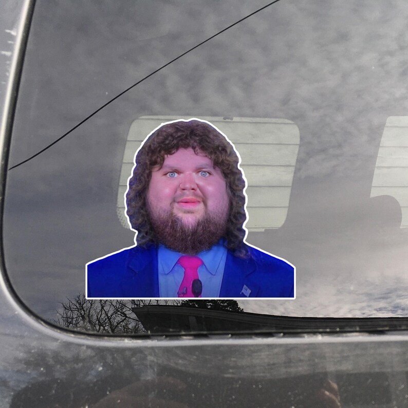 JD Vance, Long Hair Meme , Anti Trump, Die Cut Sticker, Funny Sticker ...