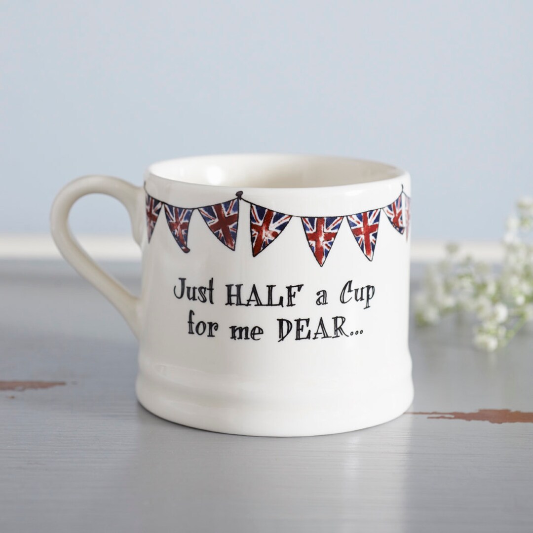Just Half a Cup for Me Dear Mug (small) - Etsy