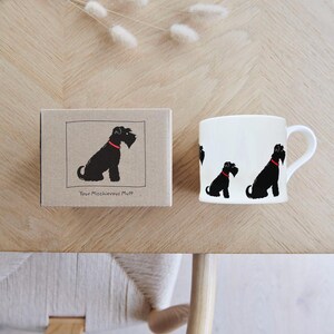 Black Schnauzer Mug - Dog Lover Gift for Her or Him - Etsy