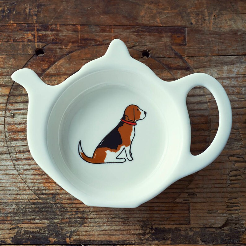 Beagle Teabag Dish | Etsy UK