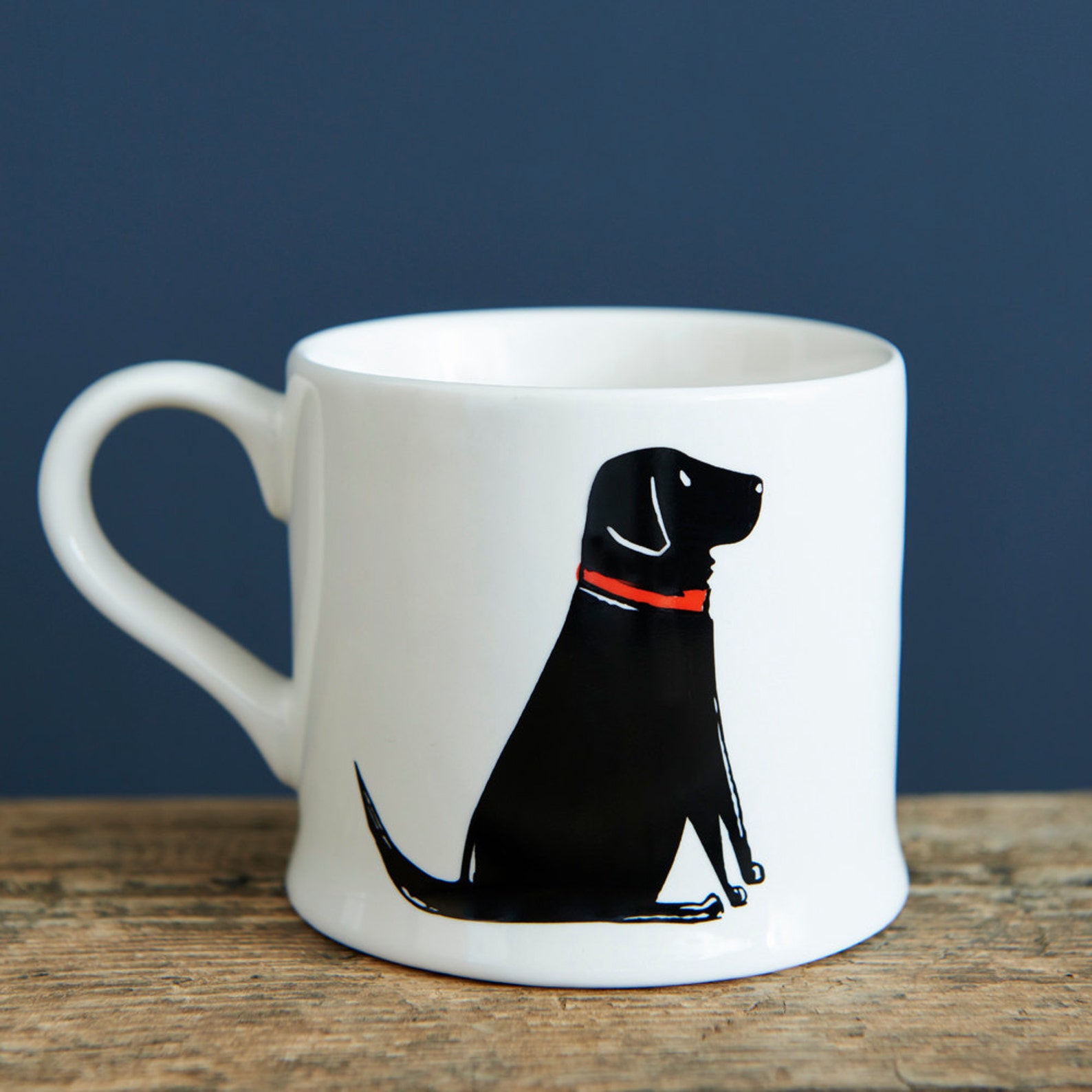 Black Labrador Mug single Lab - Etsy