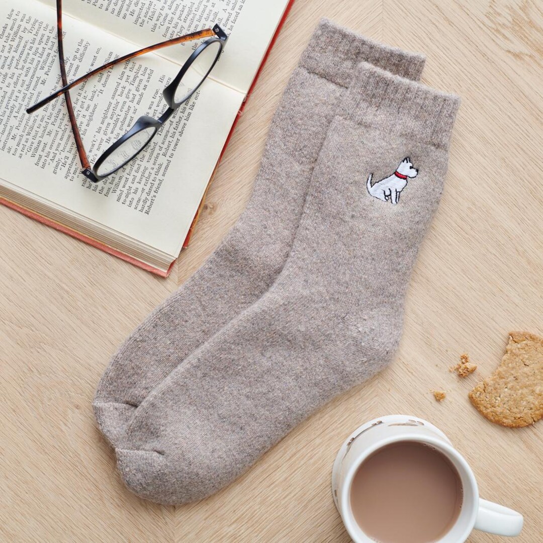 Westie Dog Walking Socks - Etsy UK