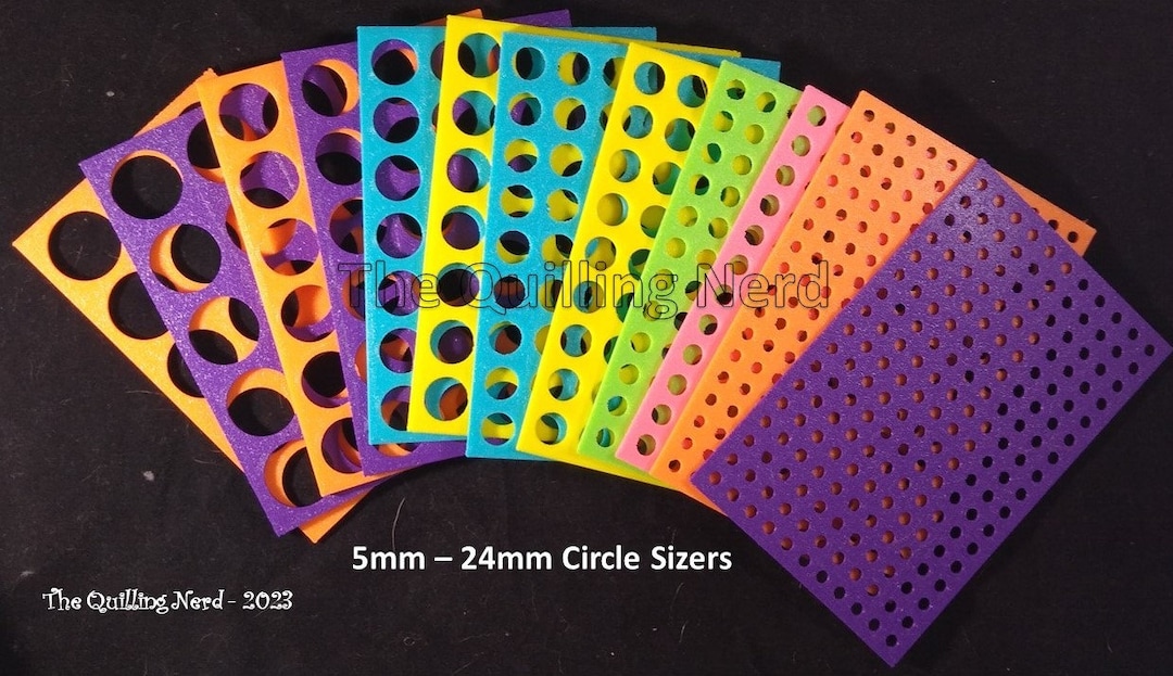 Multisize Circle Sizers Quilling! Circle Template Quilling Board - Etsy