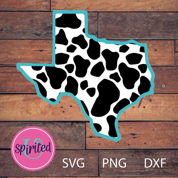 Texas State Cow Print Svg/ Texas State Cow Print Svg/ Texas | Etsy