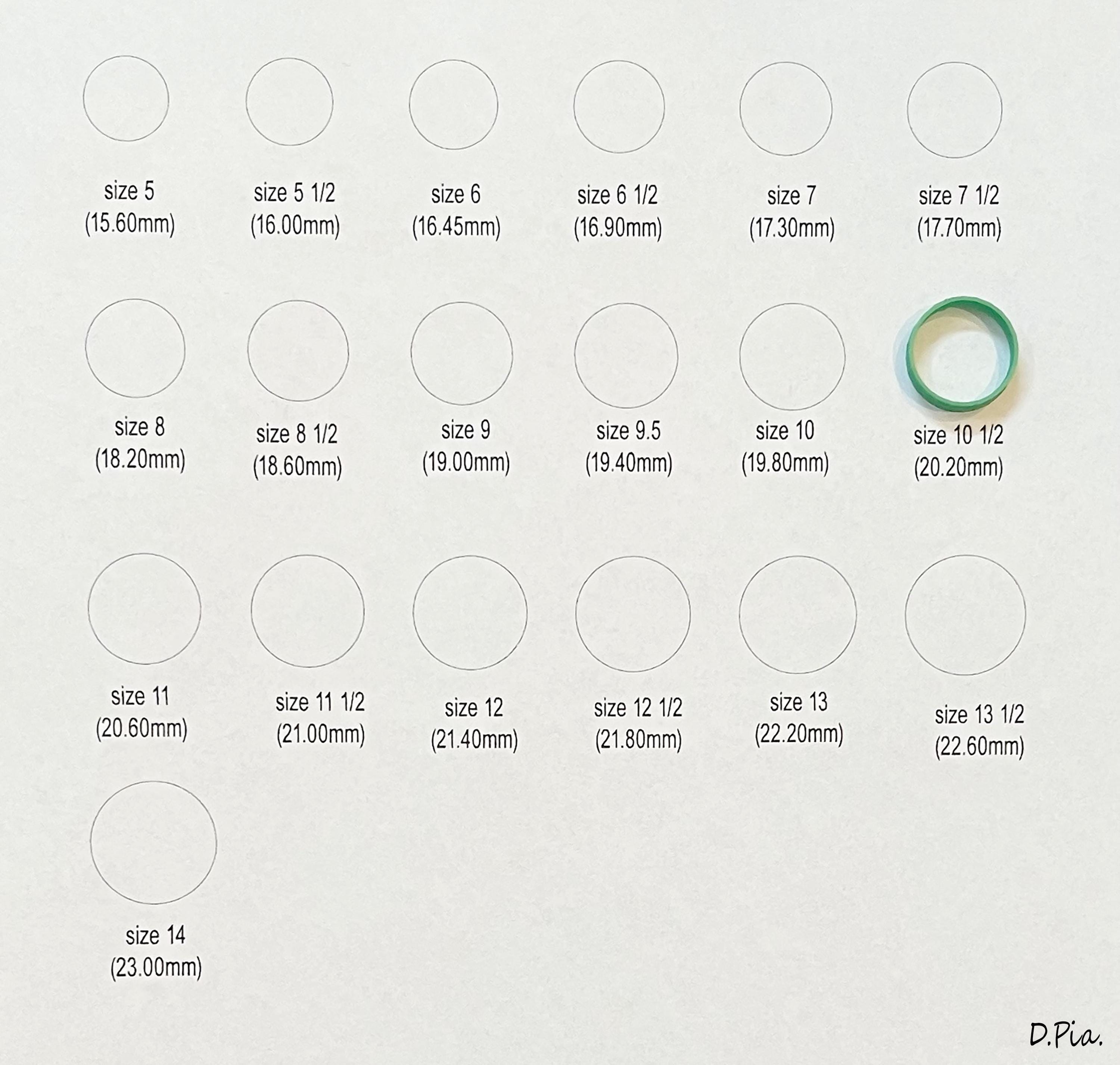 Ring Size Chart Ring Chart Download Ring Band Sizing Chart Download ...