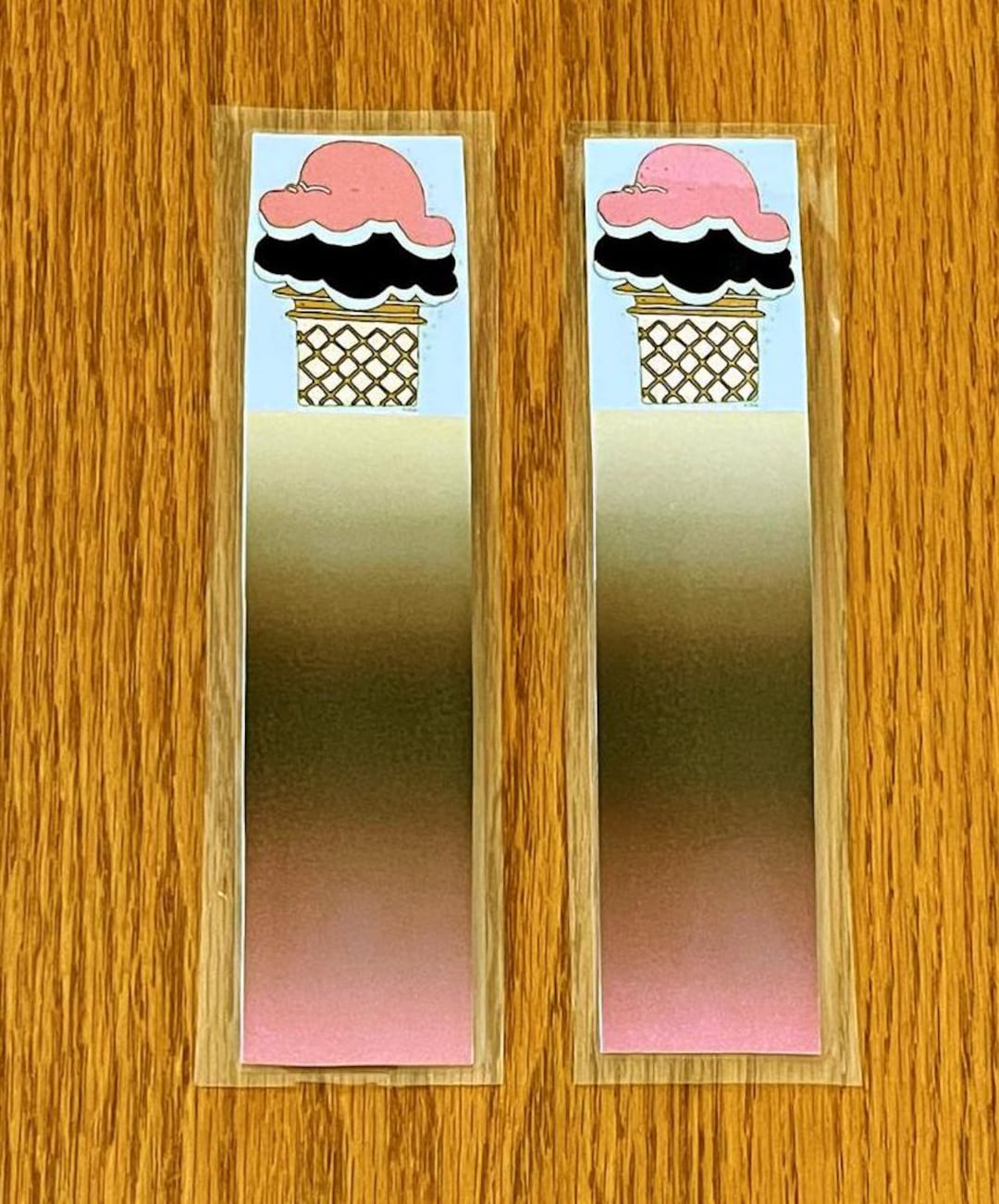 Ice Cream Cone Bookmarks Ice Cream Print Bookmark Ice Cream Bookmark ...