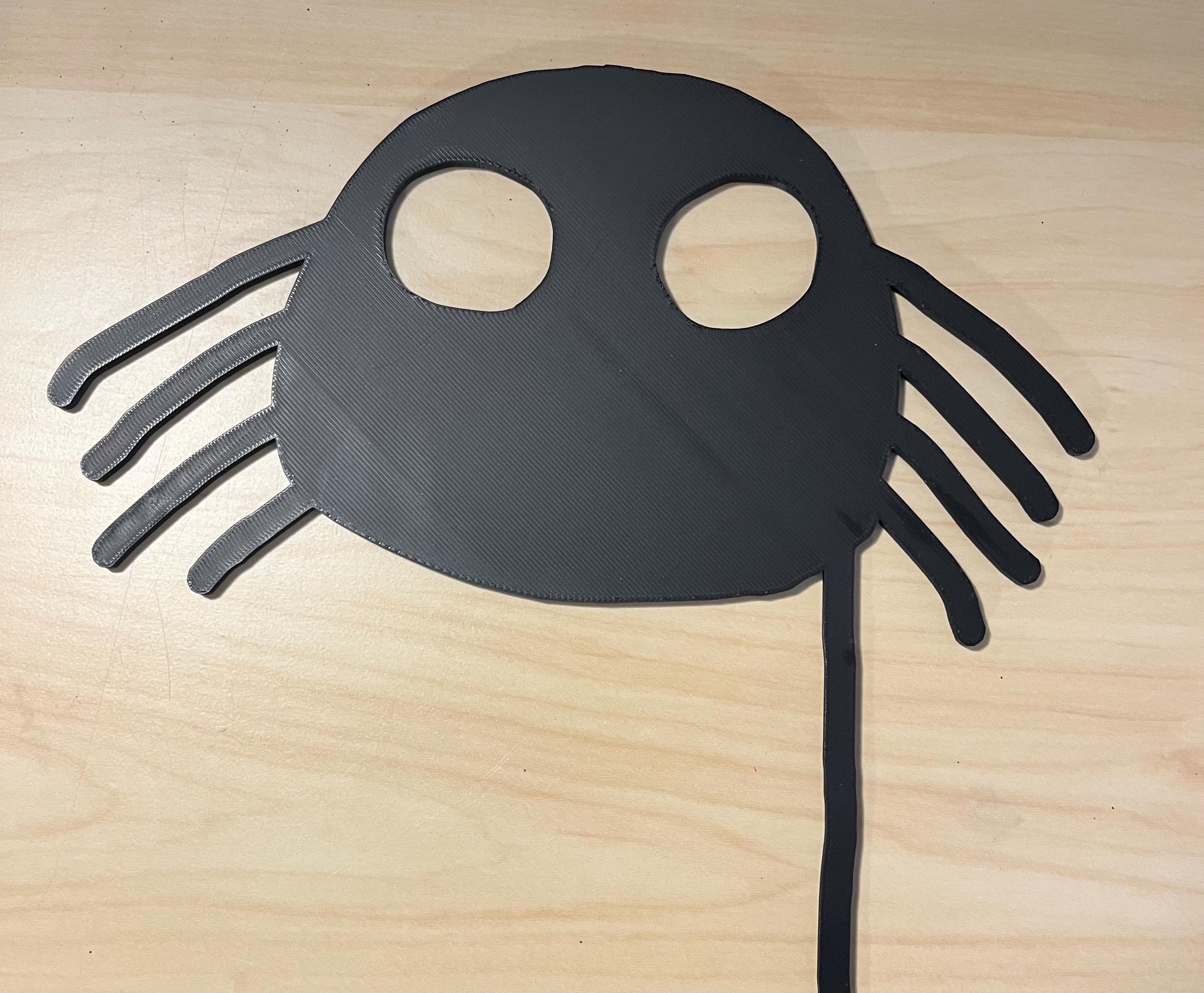 Black Spider Mask Black Spider Halloween or Party Costume Favors/gifts ...