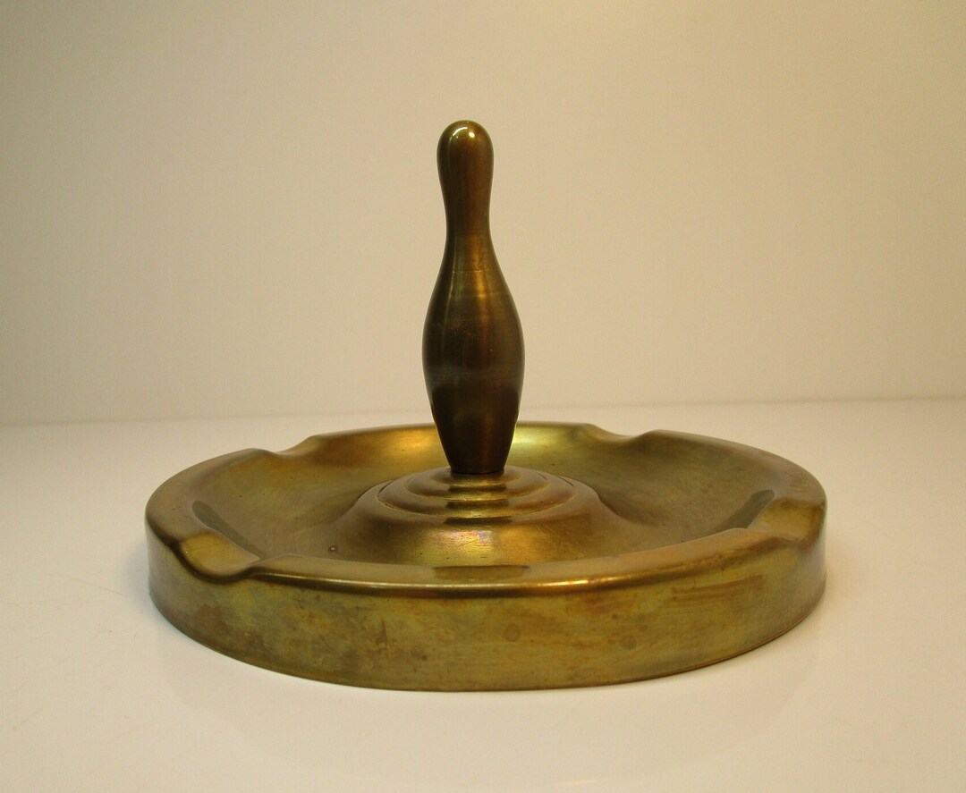 Brass Bowling Pin Ashtray, 1950s - Etsy