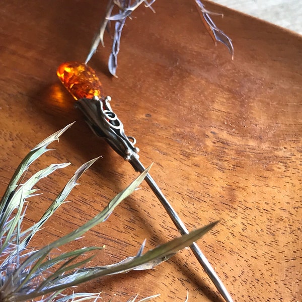 Amber Pin - Etsy