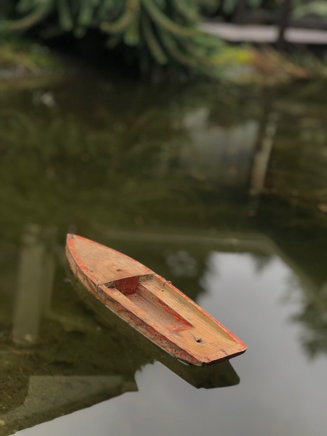 Antique Wood Wooden Pond Boat - Etsy