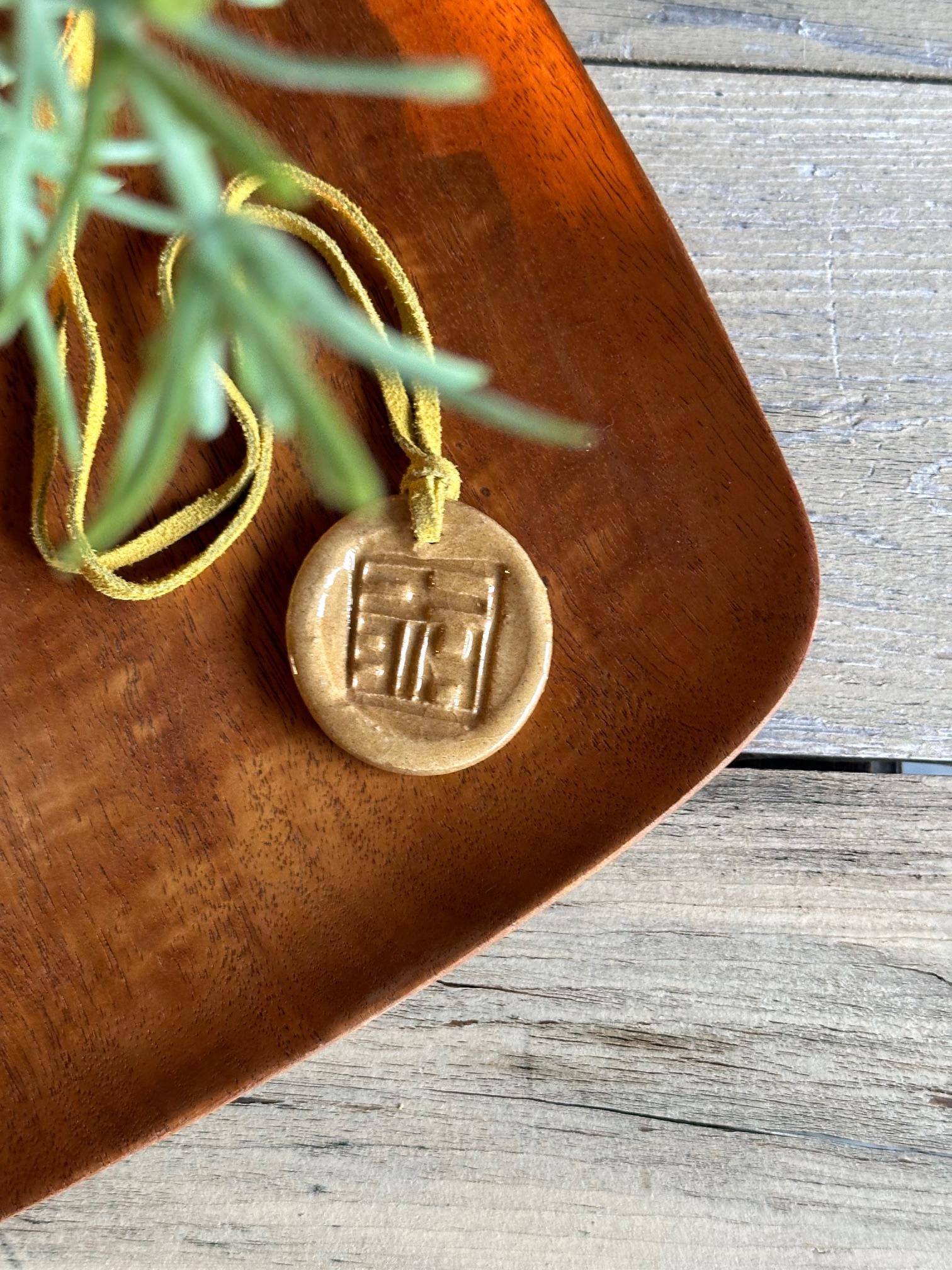 Ceramic Pendant Necklace | Studio Pottery | Modernist Design | MCM ...