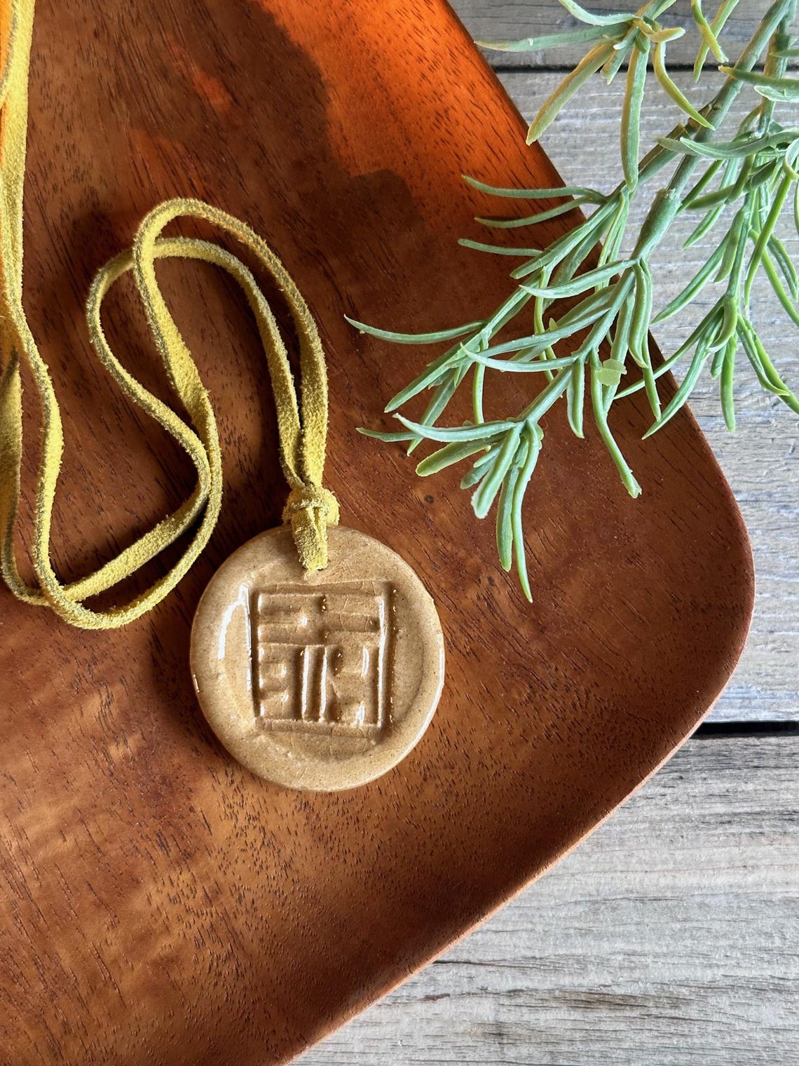 Ceramic Pendant Necklace | Studio Pottery | Modernist Design | MCM ...