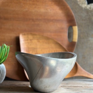 Vintage Modernist Nambe Bowl 728 Fred Bould - Etsy