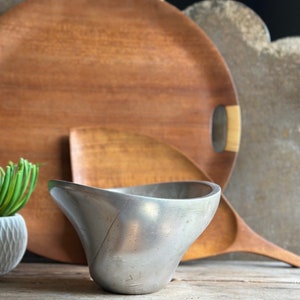 Vintage Modernist Nambe Bowl 728 Fred Bould - Etsy