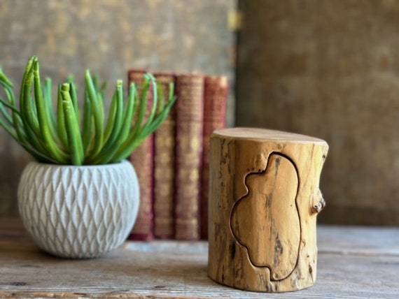 Wood Limb Box Raymond Pelton Live Edge Limb Puzzle Box - Gem