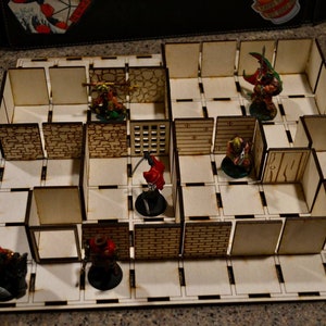 Grid Map for Tabletop RPG, Battle Map for Dungeons & Dragons, 3mm and ...