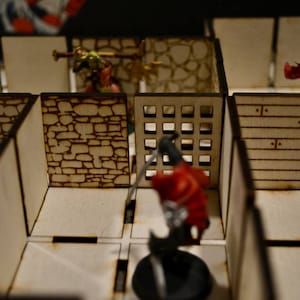 Grid Map for Tabletop RPG, Battle Map for Dungeons & Dragons, 3mm and ...