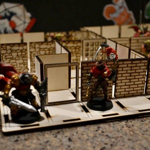 Grid Map for Tabletop RPG, Battle Map for Dungeons & Dragons, 3mm and ...