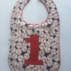 Baseball First Birthday Bib - Etsy