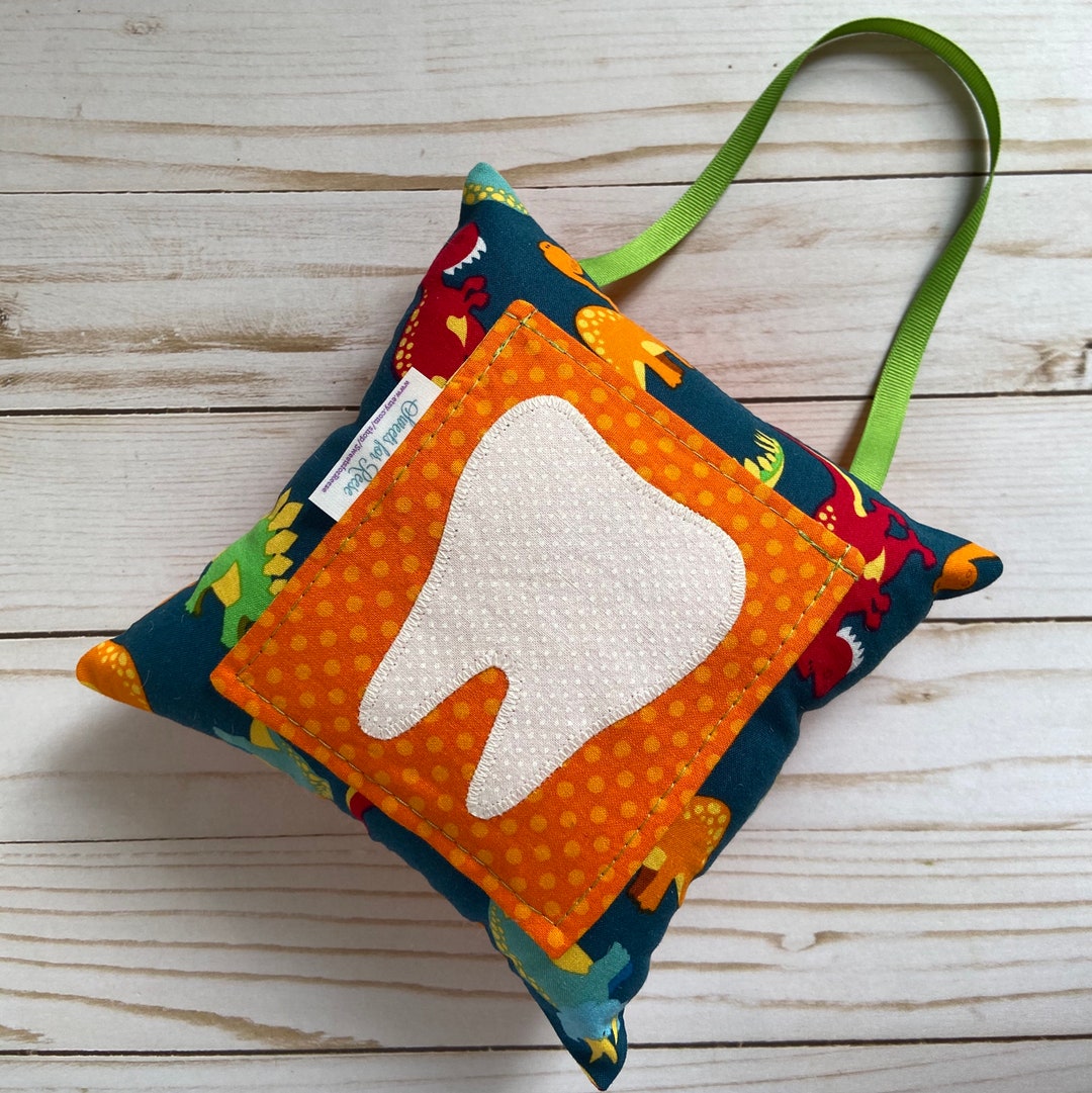 Tooth Fairy Pillow Dinosaurs Theme Lost Tooth Pillow - Etsy
