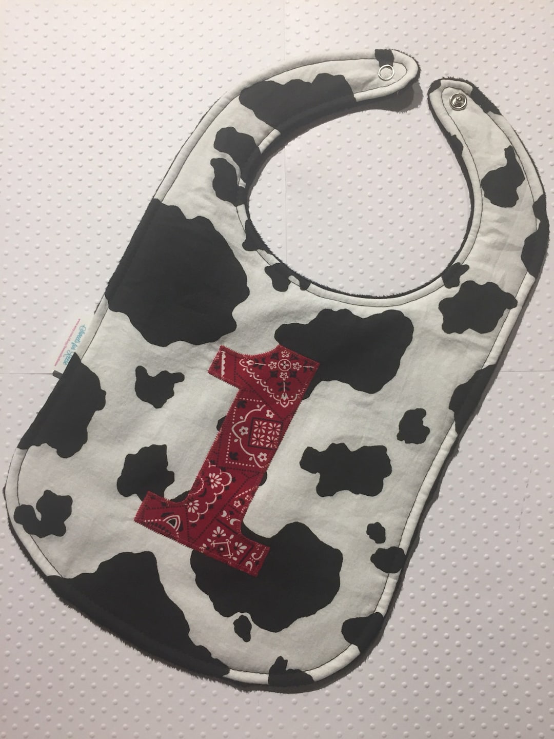 Farm/cow Print First Birthday Bib - Etsy