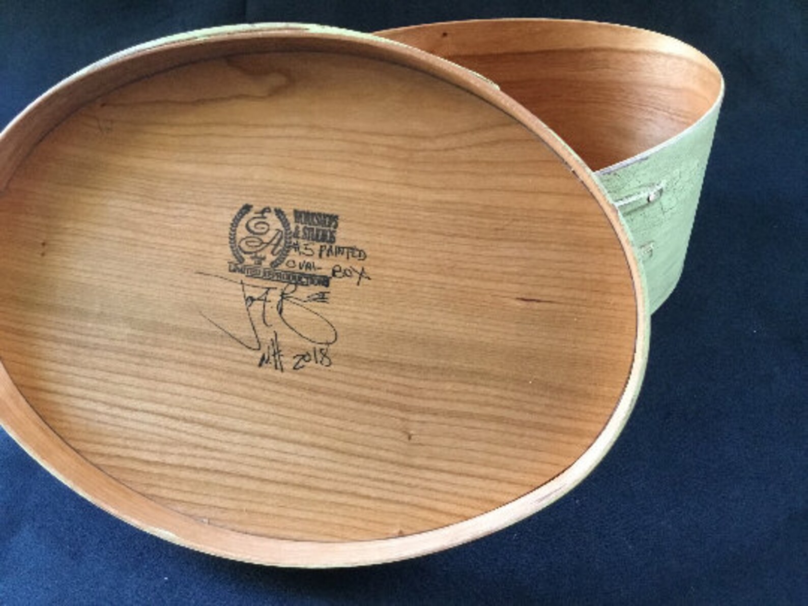 Handcrafted Reproduction Painted Shaker Boxes Stack of Three | Etsy