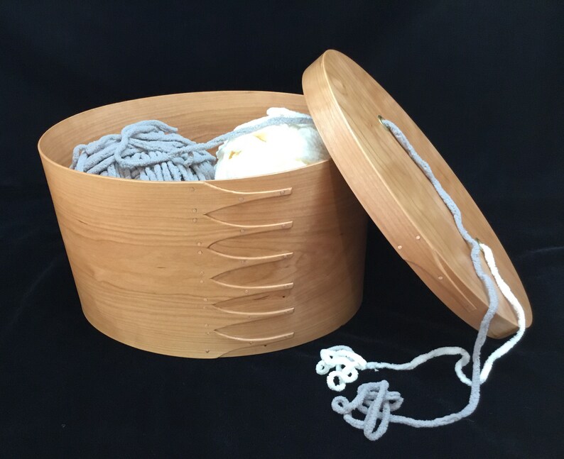 Handcrafted Shaker Inspired Cherry Yarn Box Extra Large 8 | Etsy