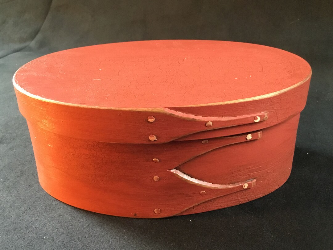 Handcrafted Reproduction Painted Shaker Box 3 - Etsy
