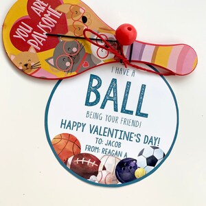 EDITABLE PRINTABLE Sports Themed Valentines, Sports Themed Class ...