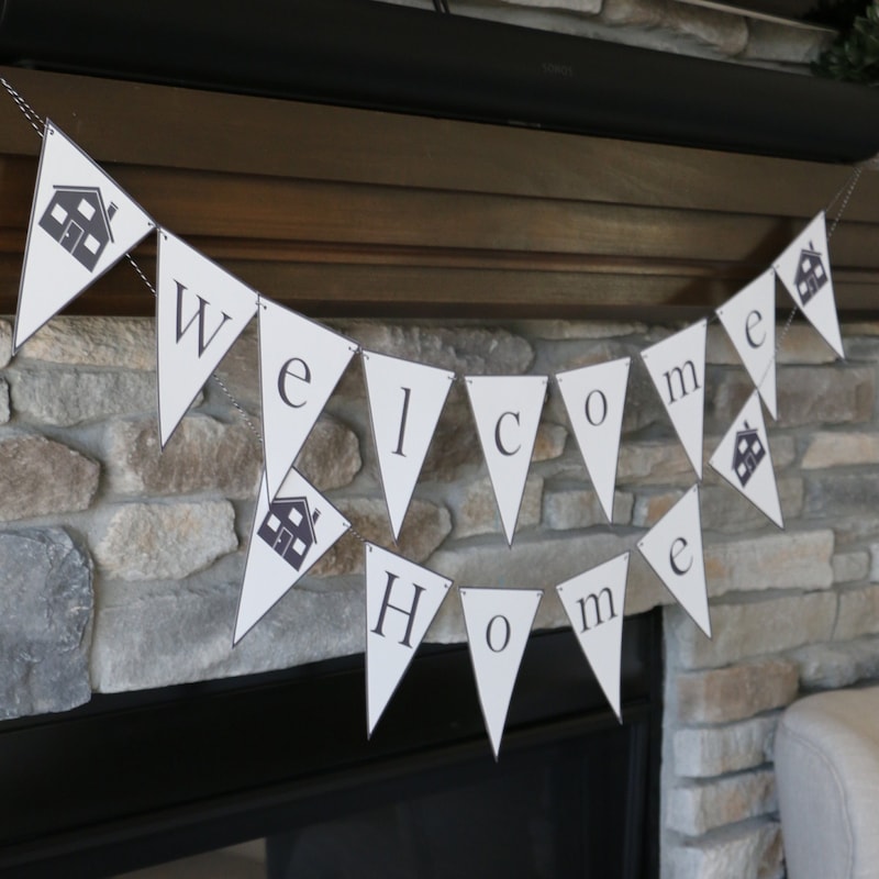 Welcome Home Banner - Etsy